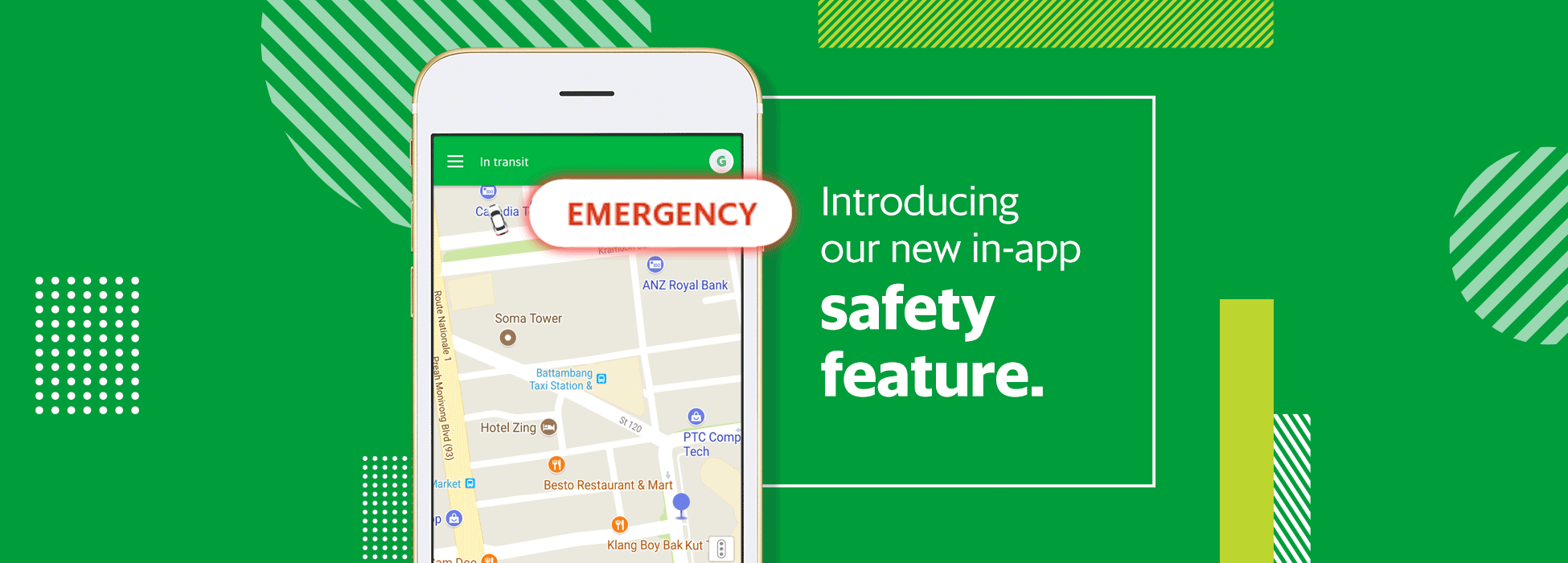 Passenger Emergency Button | Grab KH