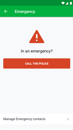 Passenger Emergency Button | Grab KH