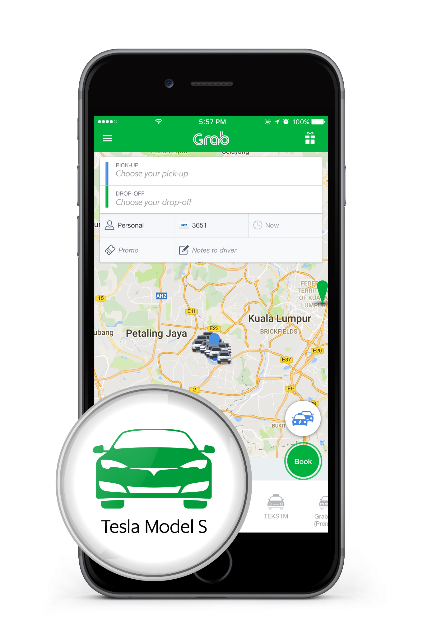 GRAB A RIDE IN TESLA MODEL S 85 THIS WEEKEND | Grab MY