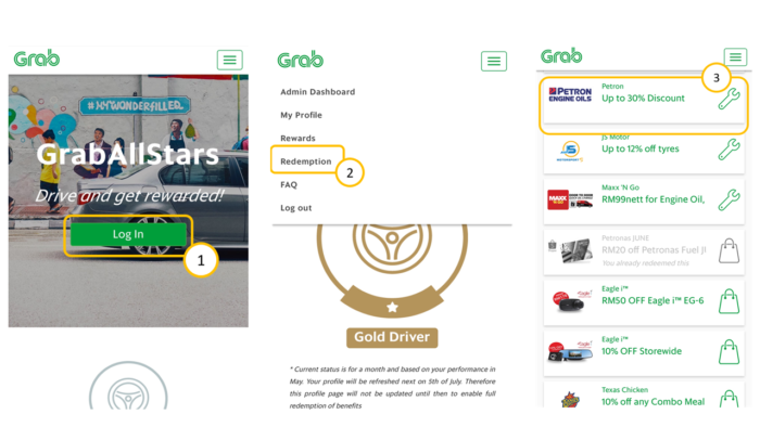 Ganjaran Grab Auto | Grab MY