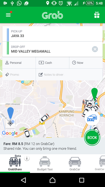 Grab Extends GrabShare Regionally With Malaysia’s First On-Demand ...