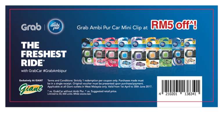 The Freshest Ride with GrabCar #GrabAmbiPur | Grab MY