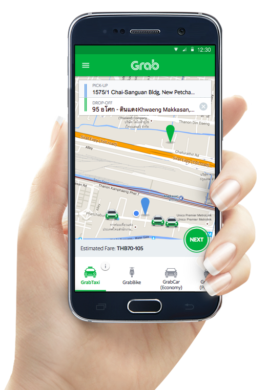 GrabCar – บริการเรียกรถยนต์ส่วนตัว | Grab TH